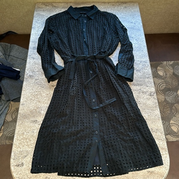 Who What Wear | Dresses | Darling Button Down Collared Black Target ...